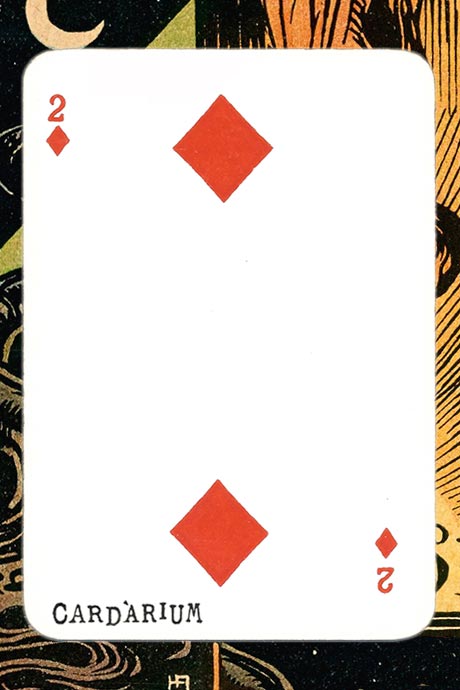 2 of Diamonds meaning in Cartomancy and Tarot - ⚜️ Cardarium ⚜️