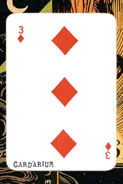 3 of Diamonds meaning in Cartomancy and Tarot - ⚜️ Cardarium ⚜️