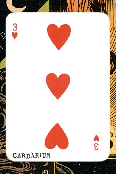 3 of Hearts meaning in Cartomancy and Tarot - ⚜️ Cardarium ⚜️
