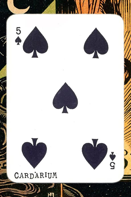5 of Spades meaning in Cartomancy and Tarot - ⚜️ Cardarium ⚜️