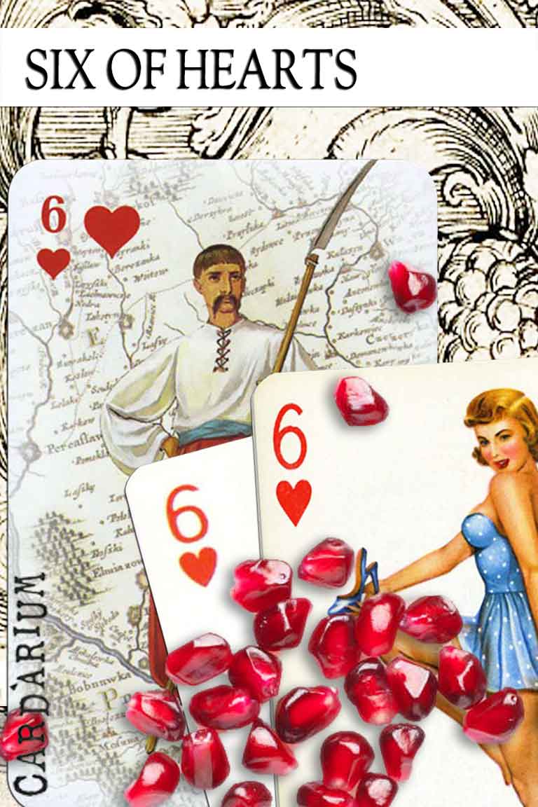 6 Of Hearts Meaning In Cartomancy And Tarot Cardarium 6 Of Hearts Meaning In Cartomancy And Tarot Cardarium