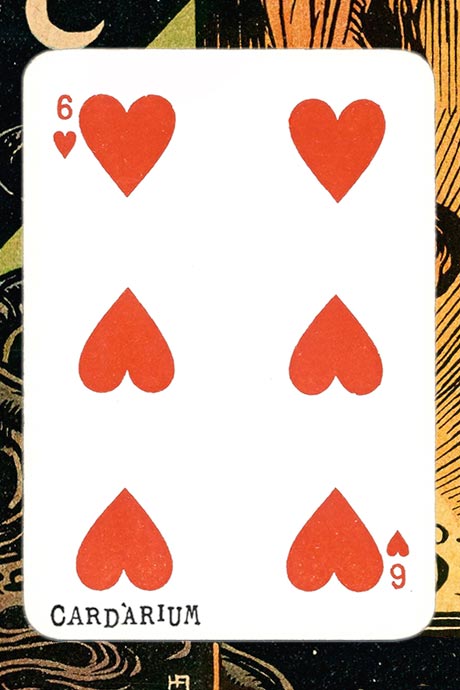 6 of Hearts meaning in Cartomancy and Tarot - ⚜️ Cardarium ⚜️