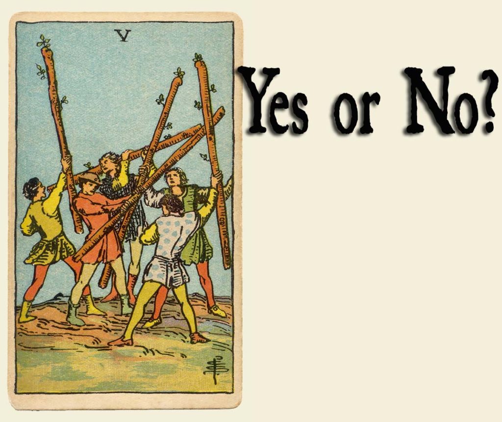 5 Of Wands Yes Or No Cardarium 5-of-wands-yes-or-no-cardarium