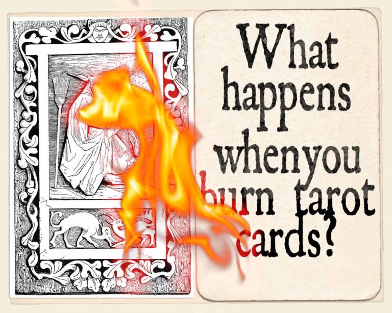 What happens when you burn tarot cards? - ⚜️ Cardarium ⚜️