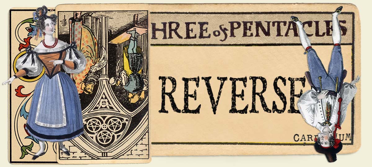 Reversed Three of Pentacles Meanings - ⚜️ Cardarium ⚜️