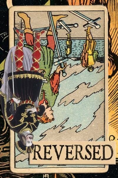 Reversed Page of Swords Meanings - ⚜️ Cardarium ⚜️