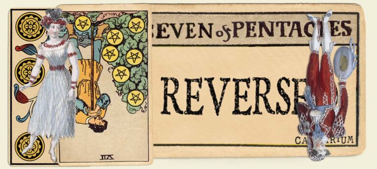 Reversed Seven of Pentacles Meanings - ⚜️ Cardarium ⚜️